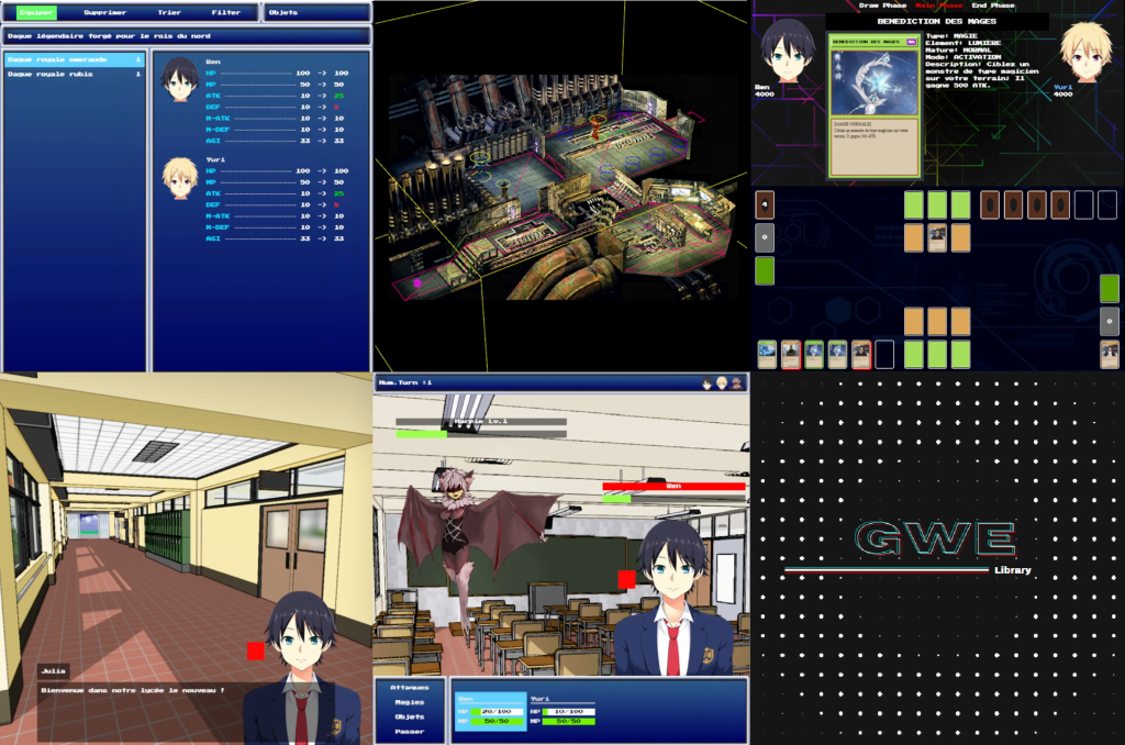 Game Web Engine, un moteur 2D / 3D basé sur les technologies du web ...