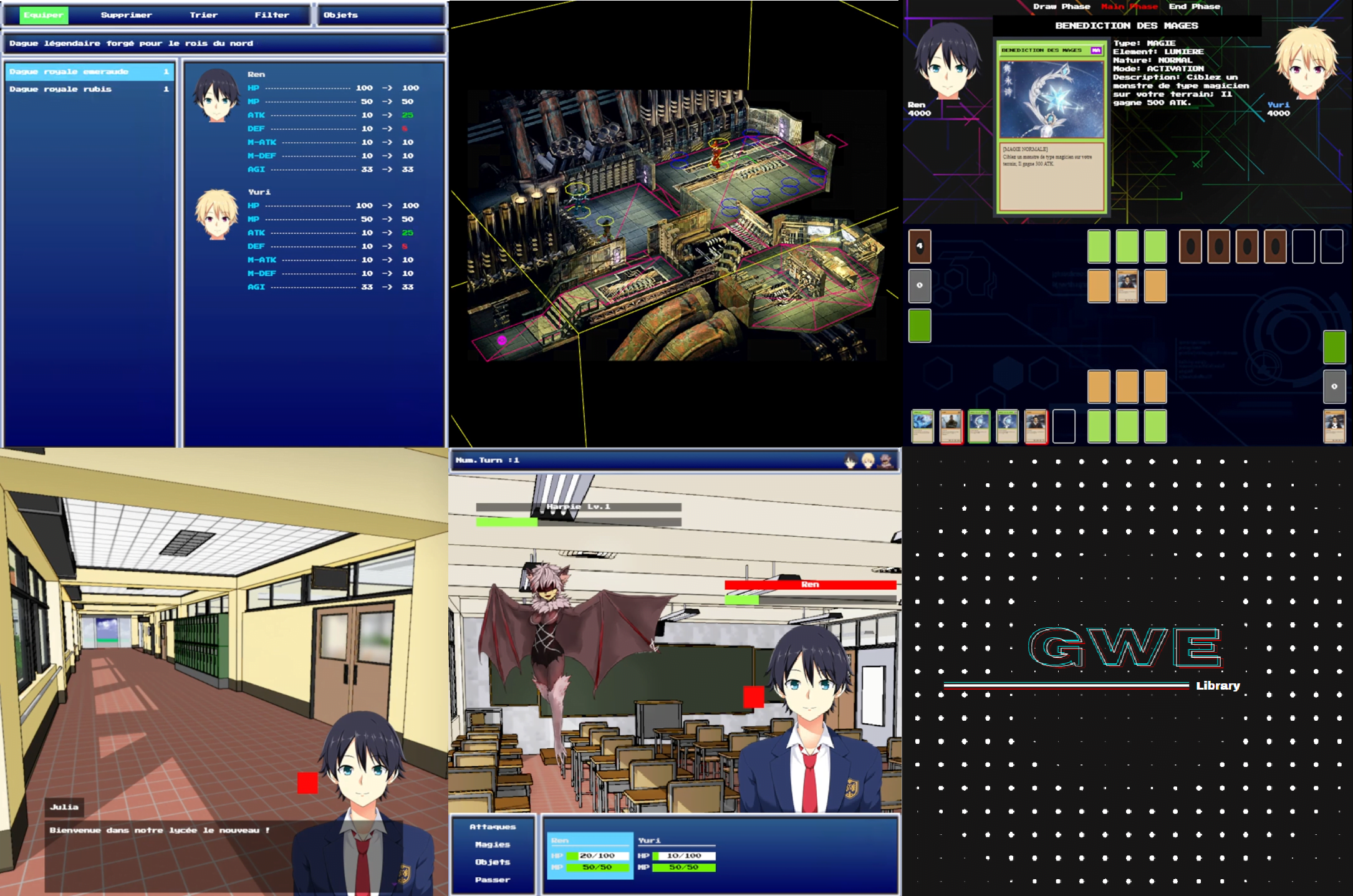 Game Web Engine, un moteur 2D / 3D basé sur les technologies du web ...