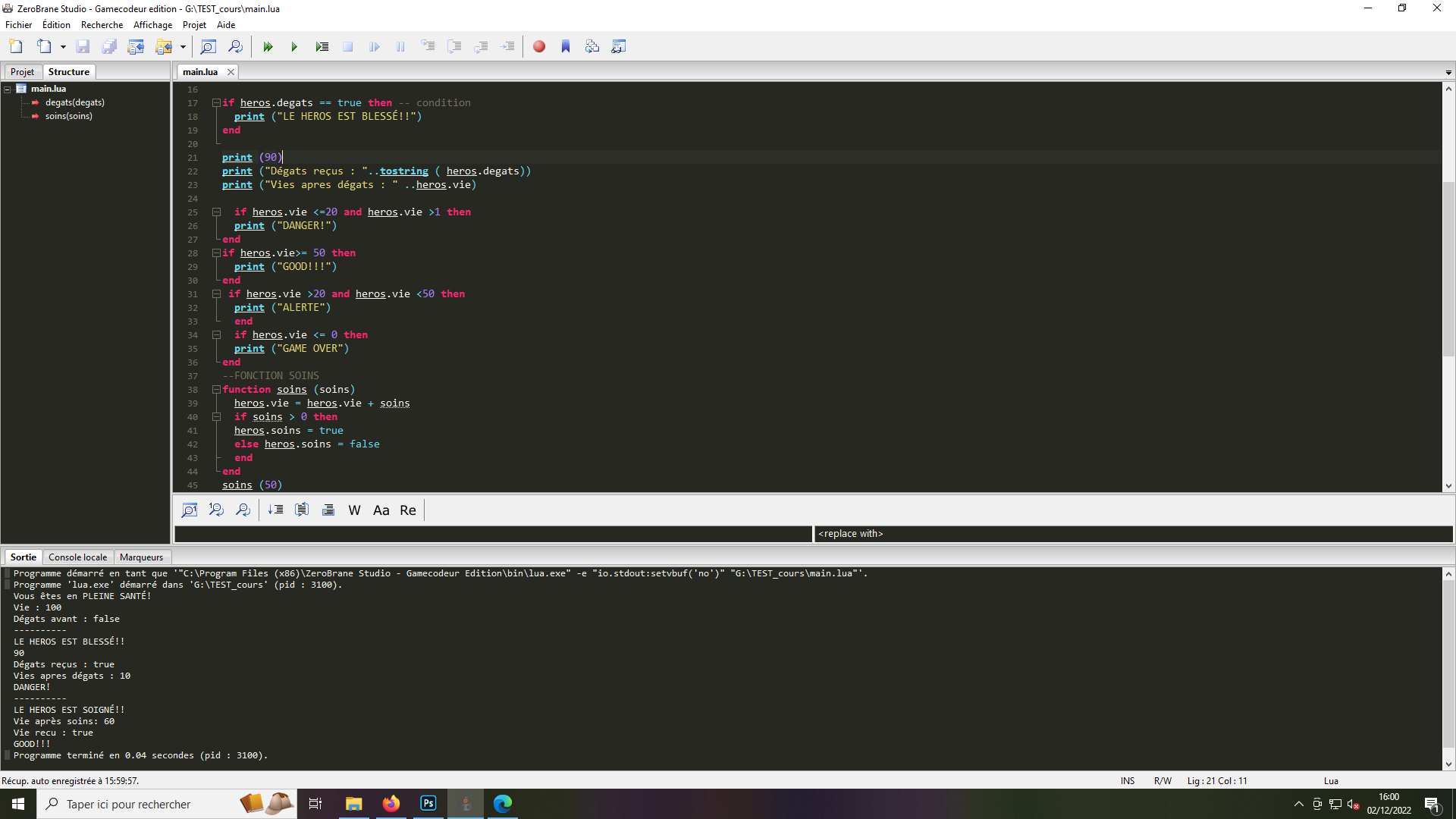 Comment print une fonction ? – Vos questions – Les Forums de Gamecodeur